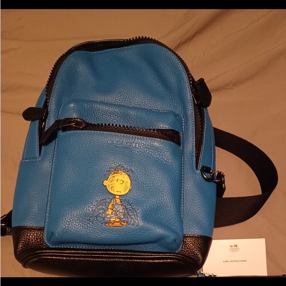 Coach | Bags | Genuine Coach X Peanuts Westpack With Pig Pen Blue ...